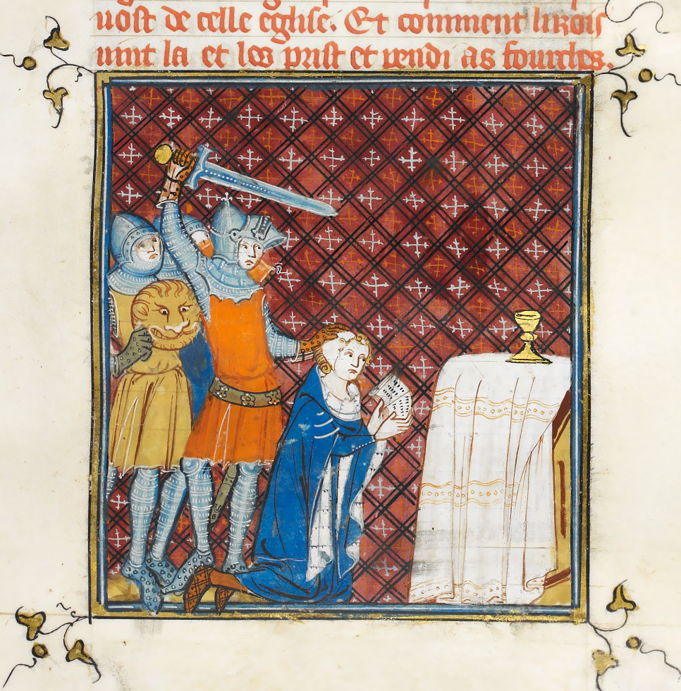 125. Saint Canute IV is Murdered, Odense, Denmark 1086 AND Blessed ...